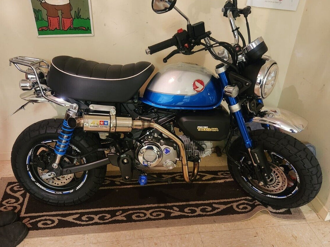 For Honda MONKEY Logo Z125M Arrow 12 inch Rim Wheel Stickers AR02W Rim ...