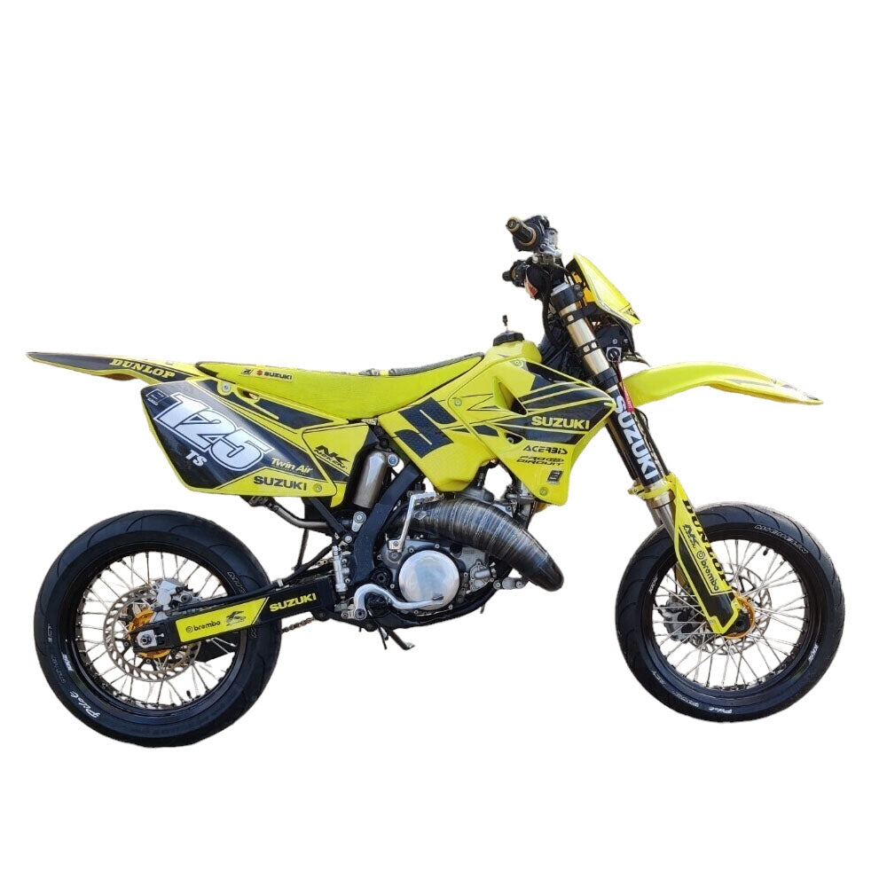 Personalize SUZUKI RM 125 Supermoto with Stylish Rim Stickers ...