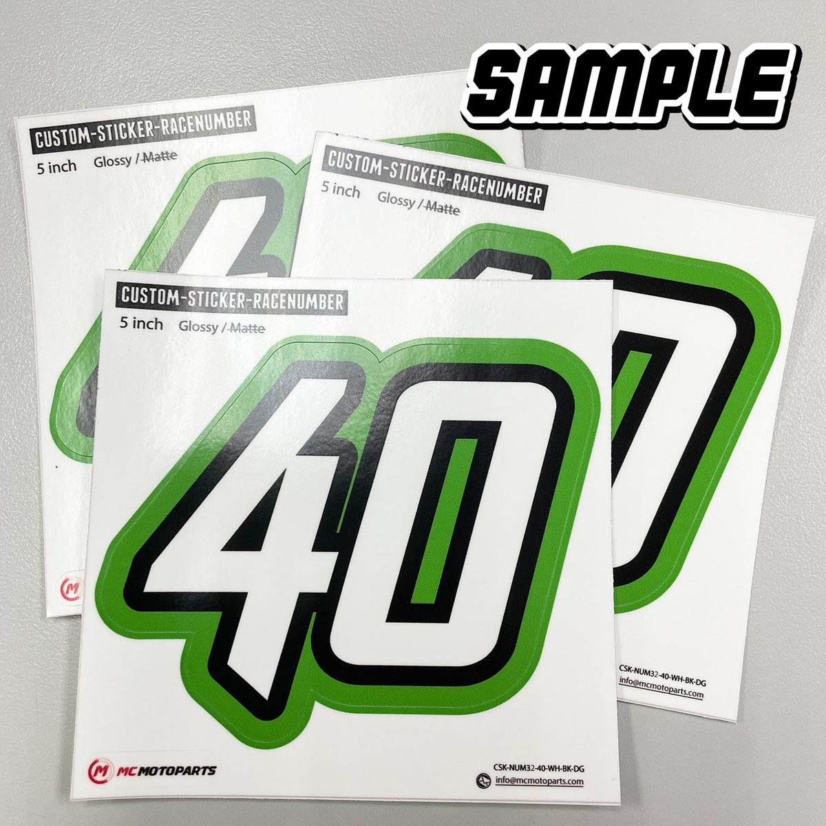 Custom Racing Number Sticker Magnet Decals – StickerBao Wheel Sticker Store