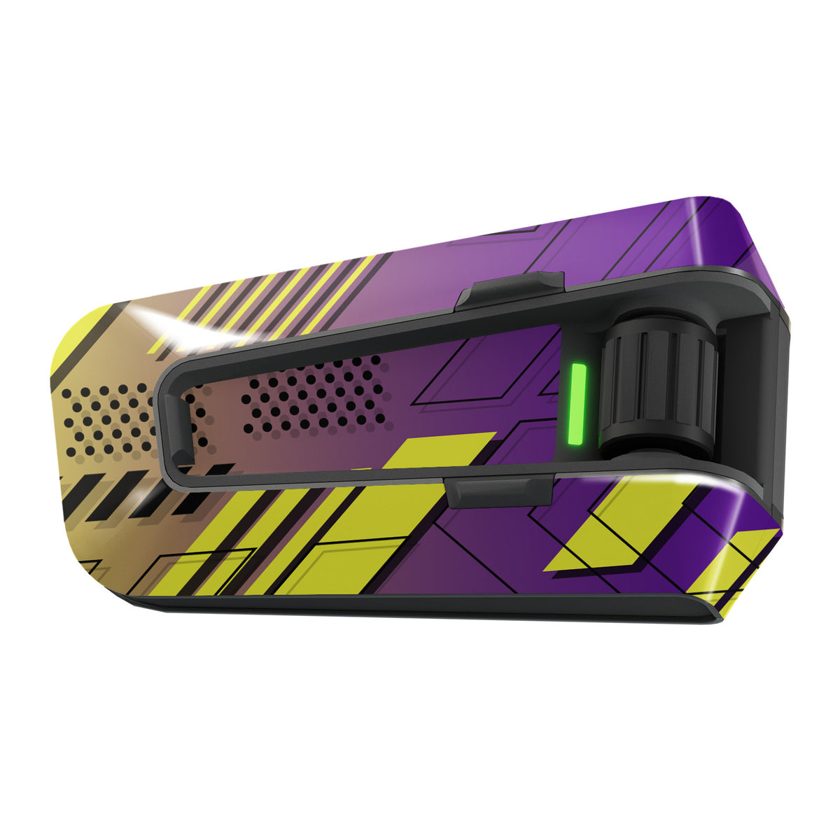 For Cardo Packtalk Edge Neo Pro Wrap Skin Stickers Decal Purple Yellow ...