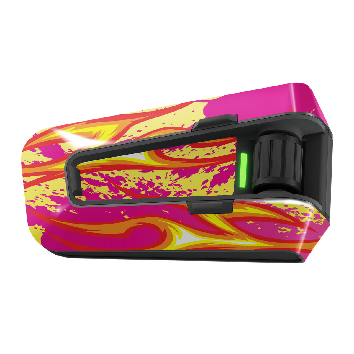 For Cardo Packtalk Edge Neo Pro Wrap Skin Stickers Decal Lava Red Pink ...