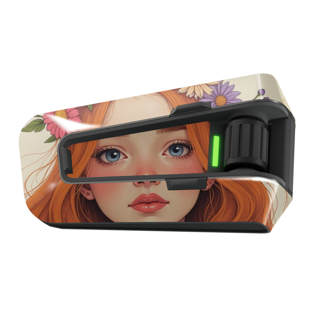 For Cardo Packtalk Edge Neo Pro Wrap Skin Stickers Decal Flower Girl ...