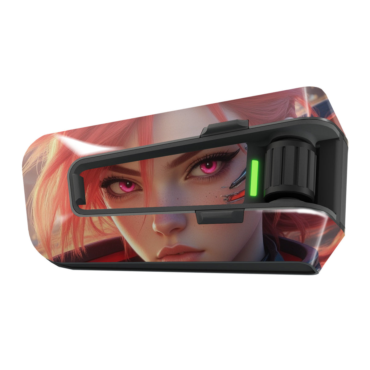 For Cardo Packtalk Edge Neo Pro Wrap Skin Stickers Decal Red Swordsman ...