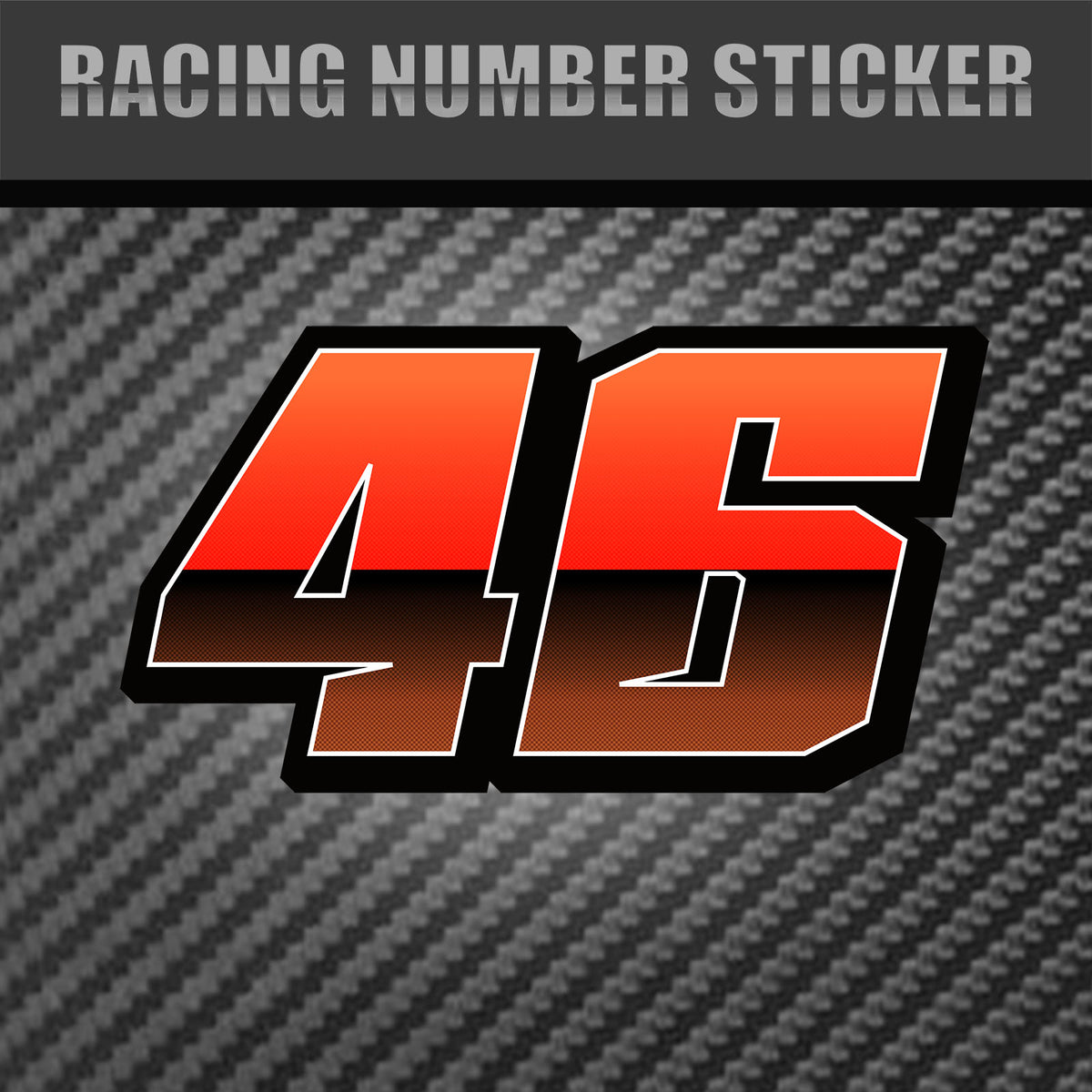 StickerBao Racing Number Stickers Race Magnet Decals T26 – StickerBao ...