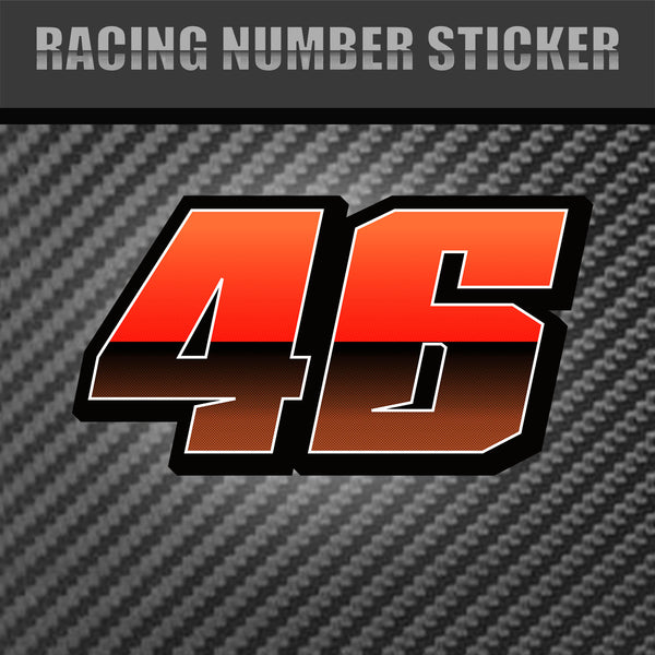 Custom Race Number Stickers – StickerBao Wheel Sticker Store