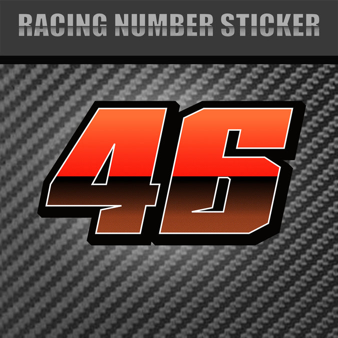 Custom Race Number Stickers – StickerBao Wheel Sticker Store