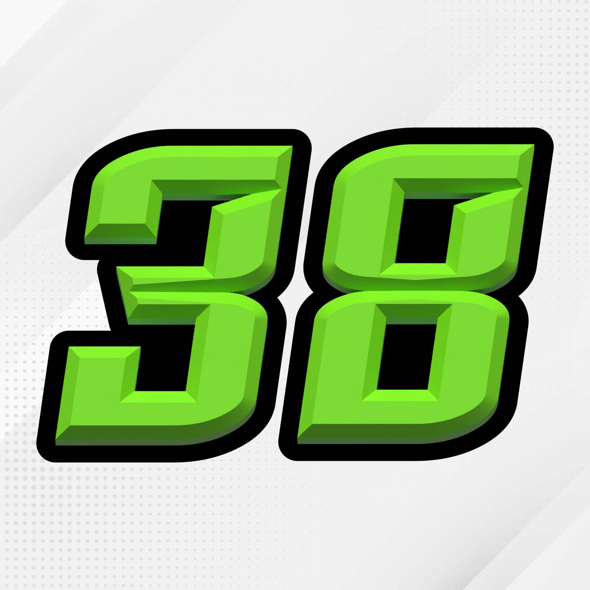 STICKERBAO - Custom Racing Number Stickers - Long-Lasting Motocross an ...