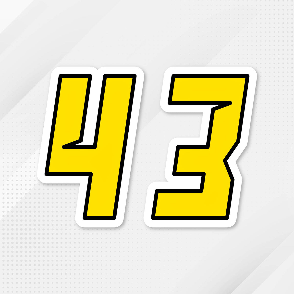 STICKERBAO - Custom Racing Number Stickers - Waterproof Endurance for ...