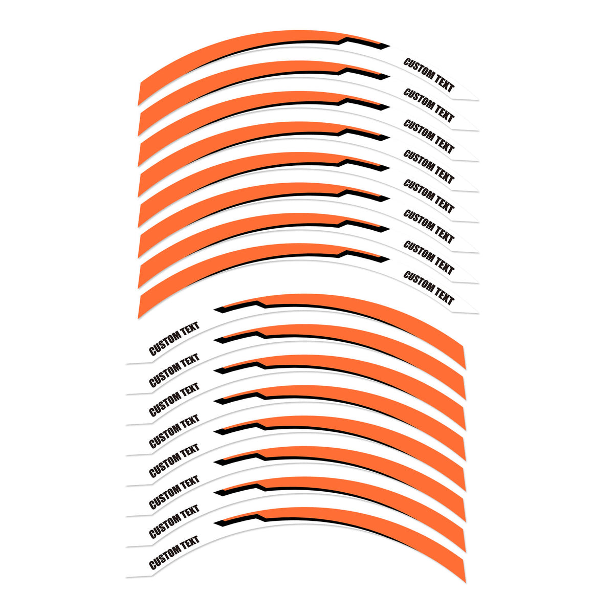 For Razor RSF650 SX500 14 inch Custom Rim Wheel Stickers RR04W RAZ Rim ...