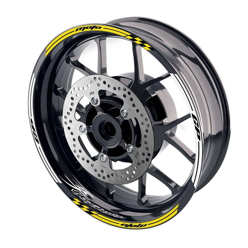 For Suzuki Hayabusa Logo MOTO 17 inch Rim Wheel Stickers GP01 Racing ...