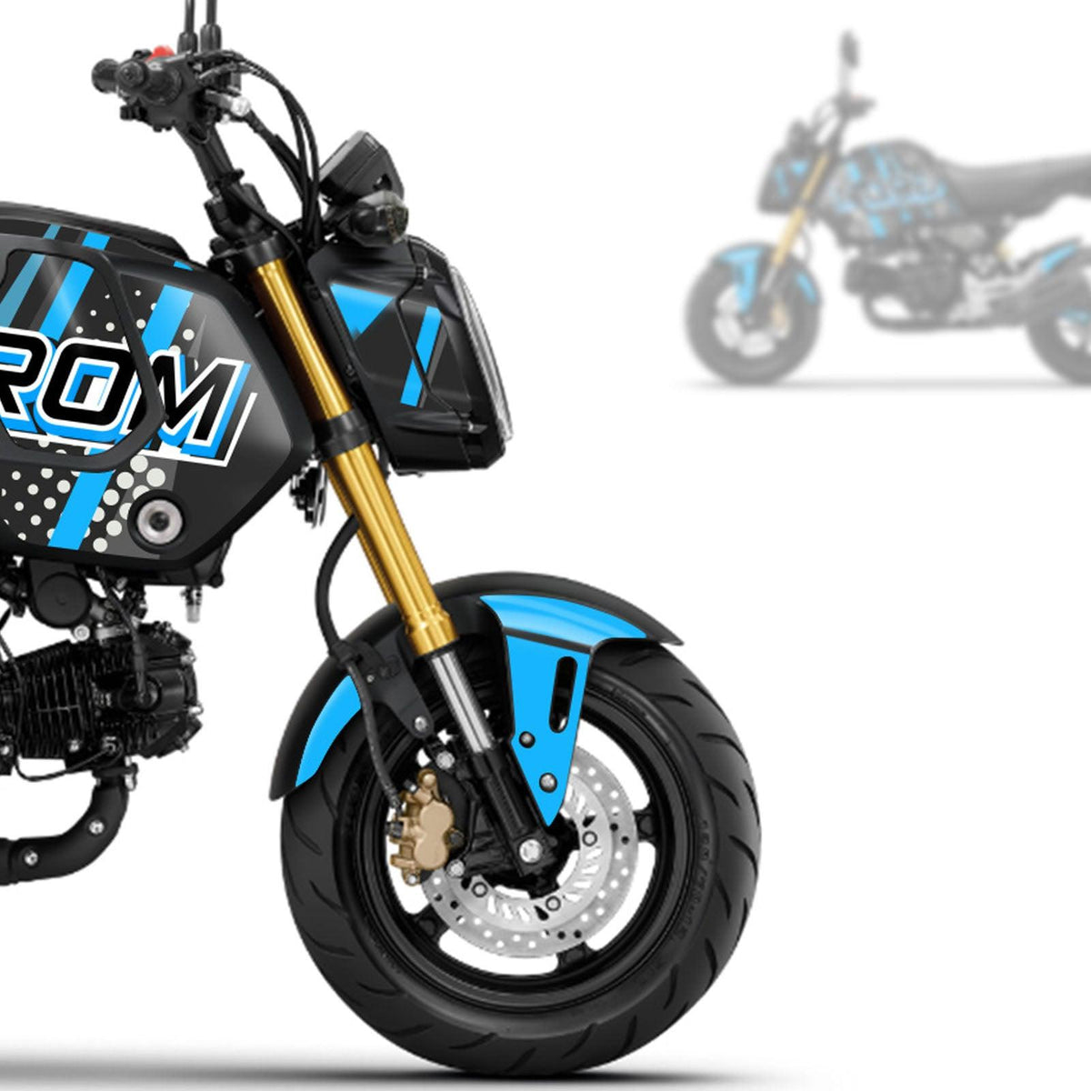 Honda GROM Fairing Wrap Graphic Vinyl Decal Sticker 004 | StickerBao ...