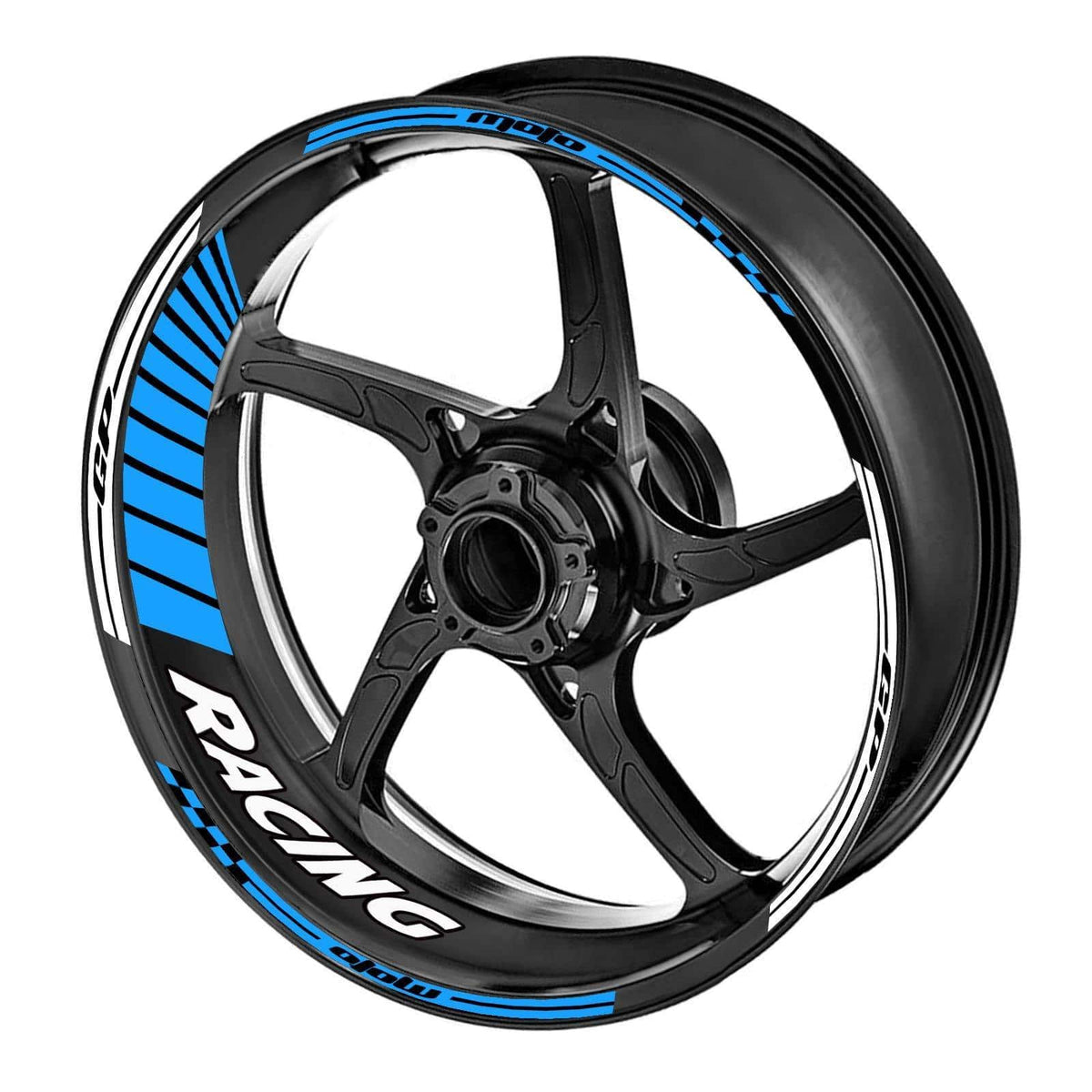 StickerBao GP04 Platinum Inner Edge Rim Sticker 17 inch For Yamaha ...